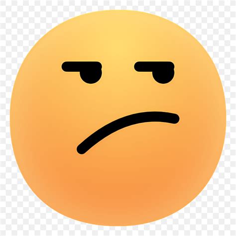 Cartoon Unamused Angry Emoji Face Png 3000x3000px Cartoon Anger