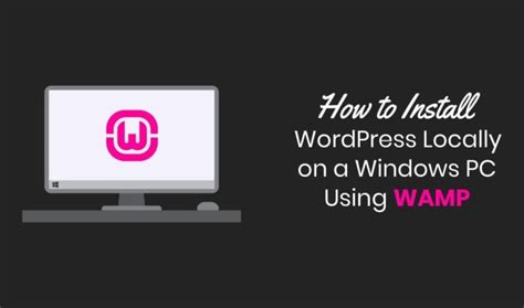 how to install wordpress locally on windows pc using mamp