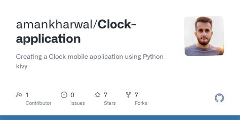 Github Amankharwal Clock Application Creating A Clock Mobile Application Using Python Kivy