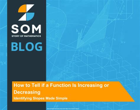 How To Tell If A Function Is Increasing Or Decreasing Identifying Slopes Made Simple