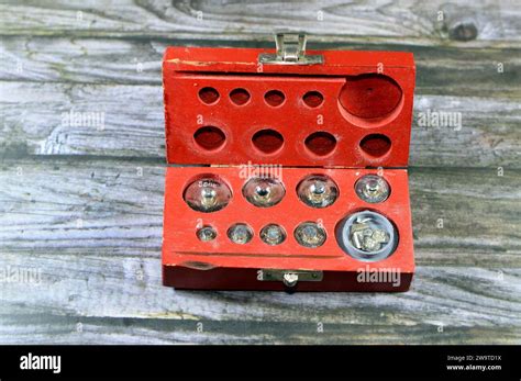 Laboratory Weights And Masses Used To Calibrate Scales Or Balances Or