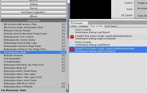 c unity playmaker couldn t find action script stack overflow