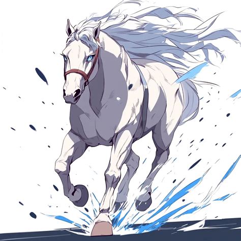 疾走するかっこいい馬の勇姿｜ai百科「シンテリ」で調べる語句・イラスト