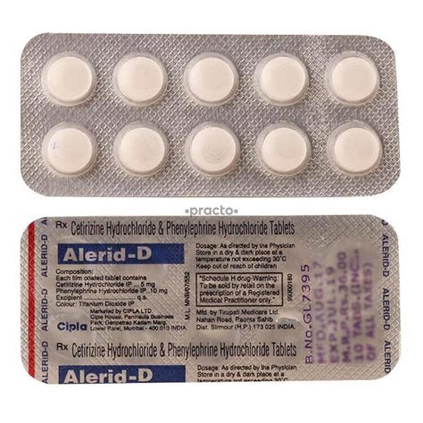 Alerid D Tablet Uses Dosage Side Effects Price Composition Practo