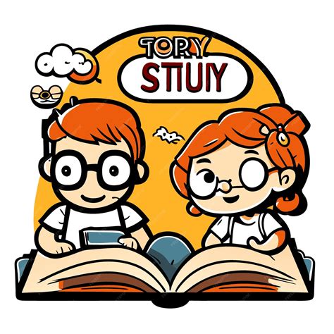 Premium Vector Story Creating Vector Illustration Cartoon