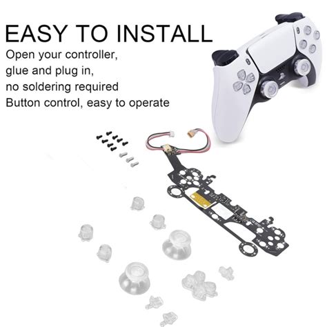 Ps5 Controller Led Light Button Kit Diy Light Panel Board Luminated D Pad Omnidata