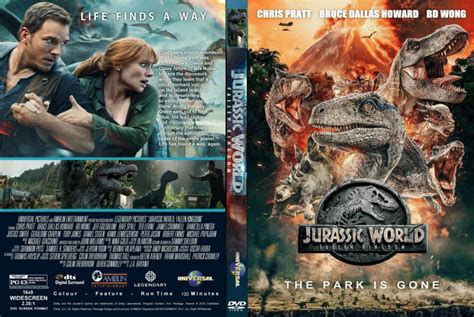 Jurassic World Fallen Kingdom 2018 R0 Custom Dvd Cover And Label
