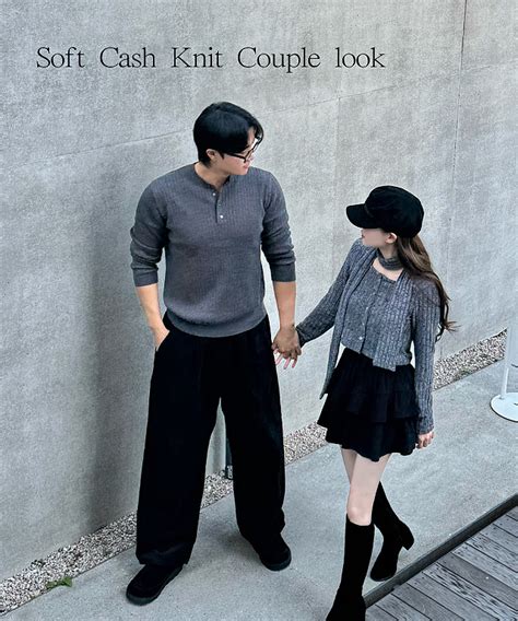 엄라이브 단독특가🖤캐시 골지 니트 커플룩 세트 여자 크롭 머플러 초커니트 겨울 가디건 남자니트 오버핏 헨리넥 앙고라 머슬핏 코디세트 연말룩 시밀러룩 데이트룩 겨울니트