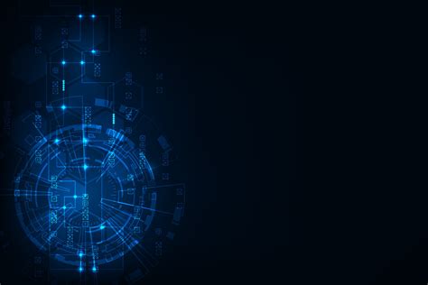 Vector Tech Circle Abstract Technology Concept Background Hi Tech Digital Concept 33296645