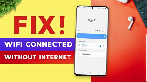 Fix Wifi Connected Without Internet Fix Wifi Connected No Internet Samsung Iphone Youtube