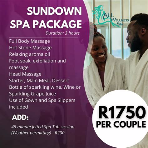 All Wellness Spa Monthly Day Spa Specials In Pretoria