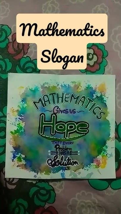 Mathematics Slogan Shorts Youtube