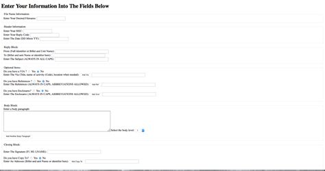 Developing A Naval Correspondence Document Generator