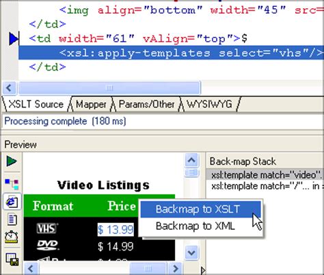 XSLT Editor