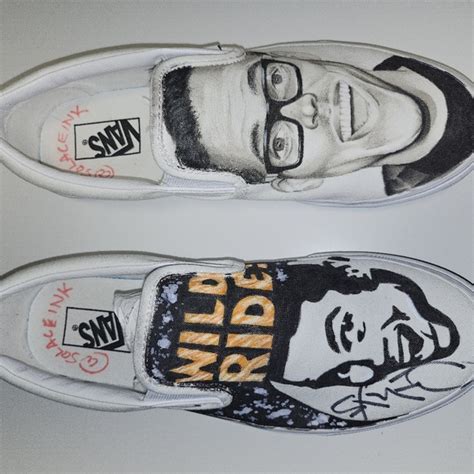 Vans Shoes Custom Made Vans Autographed By Steveo From Jackass