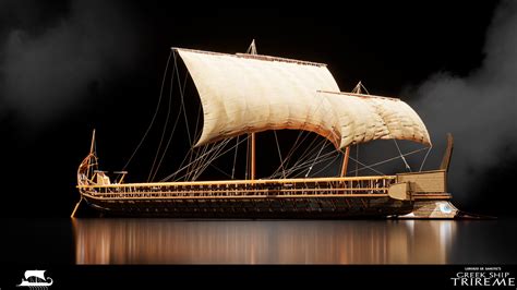 Artstation Greek Ship Trireme Resources