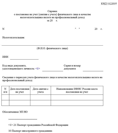 Справки самозанятых о доходах и учете образцы с 2023 года