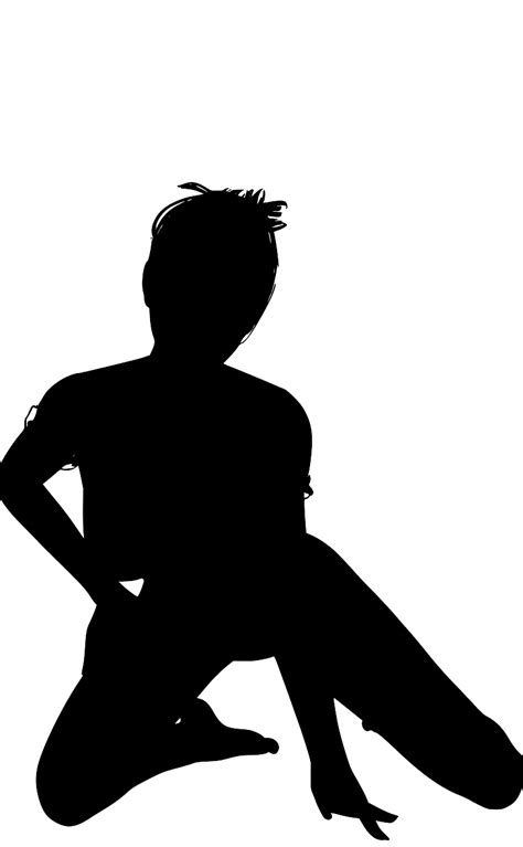 SVG 여자 나체상 섹시한 무료 SVG 이미지 및 아이콘 SVG Silh