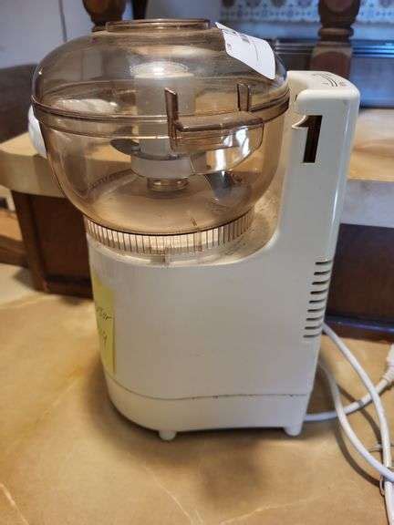Sunbeam Food Processor Baer Auctioneers Realty Llc