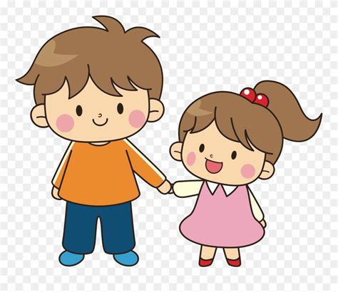 Brother Clip Art Brother And Sister Clipart Png Download Pinclipart