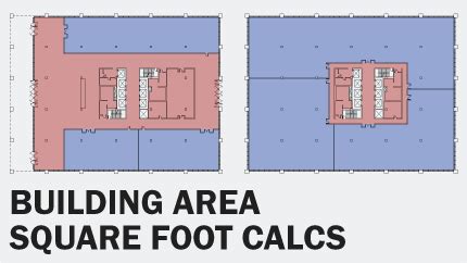 Building Area Square Footage Calculations Archtoolbox