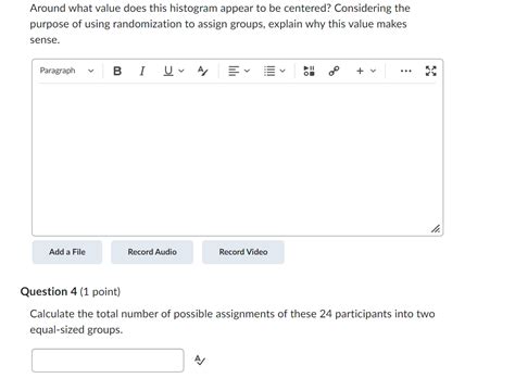 solved around what value does this histogram appear to be