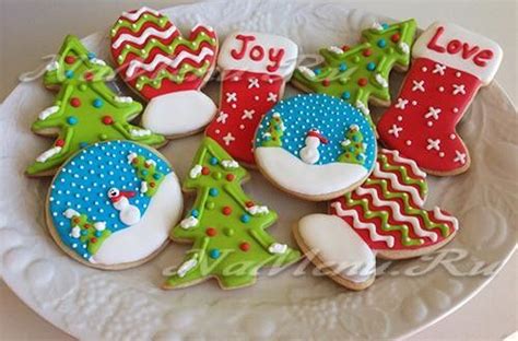 Шаблоны для пряников и печенья на Новый год Christmas Sugar Cookies Cutout Sugar Cookies