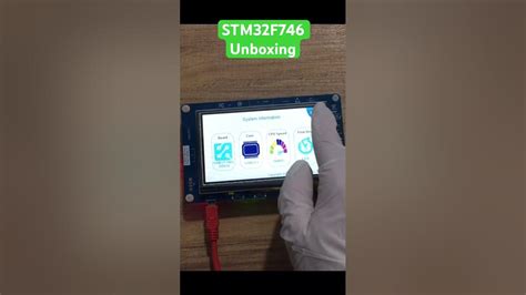 stm32f746 unboxing development board for hardware ui applications