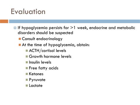 Ppt Neonatal Hypoglycemia Powerpoint Presentation Free Download Id