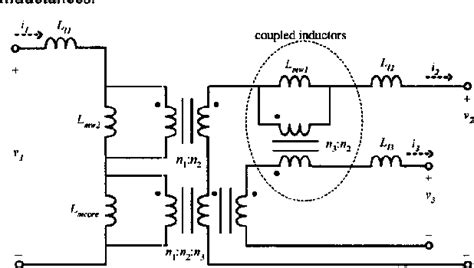Figure 4 From The Extended T Model Of The Multiwinding Transformer