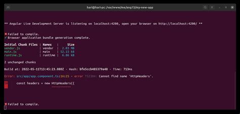 Angular Cannot Find Name Headers Solved