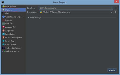 Pycharm 搭建 Django 开发环境 程序员大本营