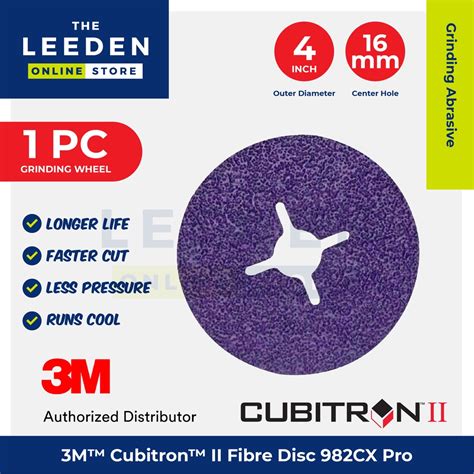 3M™ Cubitron™ II Fibre Disc 982CX Pro by Leeden Online Store | Shopee ...