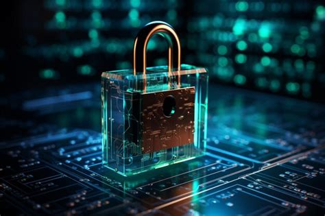 Premium Ai Image Online Security Technology Like A Lock Shields Networks From Potential Threats