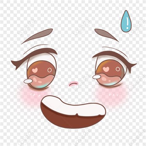 당황한 표정이모티콘유아오감 Png 일러스트 무료 다운로드 Lovepik