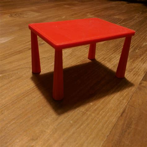3d Printable Basic Table Efficient Version By Rick
