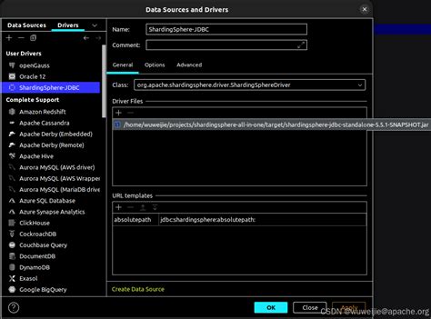 Intellij Idea 集成 Shardingsphere Jdbc 访问分库分表driver Orgapache
