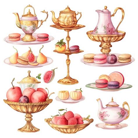 Premium Photo There Are A Lot Of Different Types Of Food On The Plates Generative Ai
