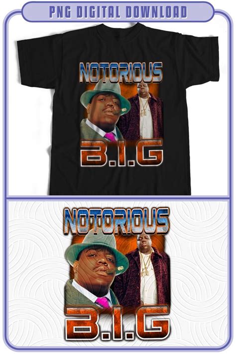 Notorious Big Shirt Png Biggie Png Notorious Shirt Print Digital