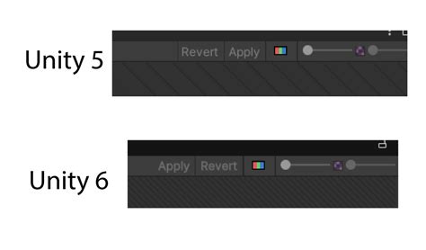 unity 6 trolling me by swapping the position of these buttons in the