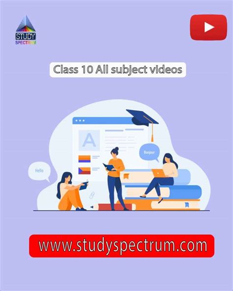 Class 10 All Subject Videos Learn All Subjects Of Class 10 And All The