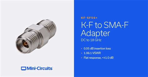 Mini Circuits On Linkedin Rf Adapter Straight 2 92 Mm Female To Sma