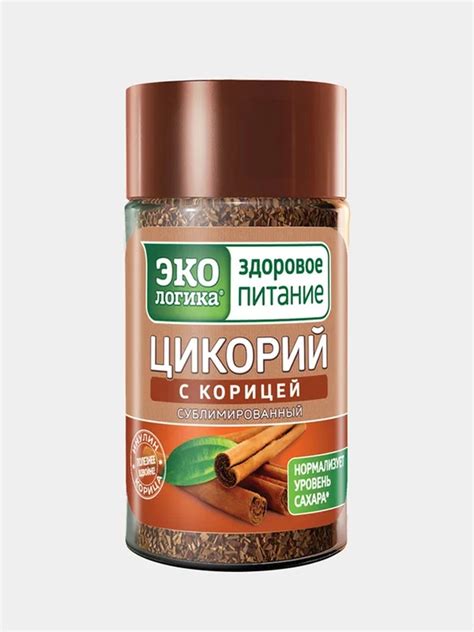 Цикорий сублимированный Экологика корица 85 г купить по цене 349 ₽ в интернет магазине Магнит