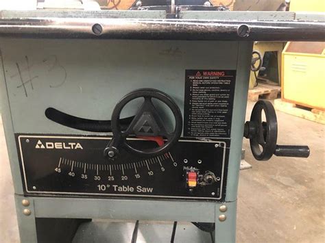 Used 3367 600 10″ Delta Table Saw Model 34 670 1 Ph For Sale In P