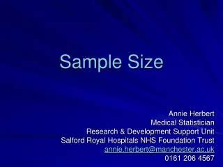 PPT Sample Size And Study Design PowerPoint Presentation Free Download ID 3035698