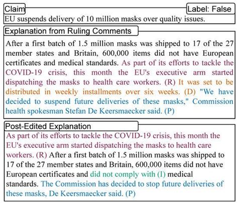 Shailza Jolly On Linkedin Generating Fluent Fact Checking Explanations