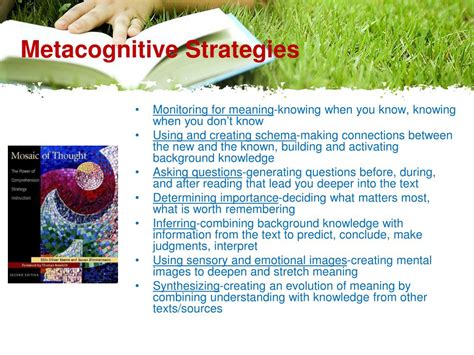 PPT Effective Metacognitive Strategies For The Classroom PowerPoint Presentation ID