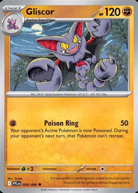 Gliscor Phantasmal Flames Pokemon Card Prices And Trends