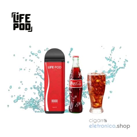 Refil Life Pod Eco 8000 Puffs Todos Os Sabores Cigarro Eletrônico Shop