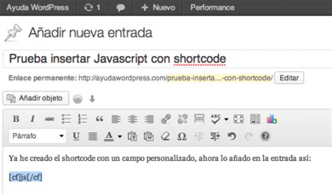 Insertar Javascript En Wordpress Ayuda Wordpress